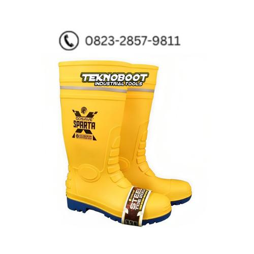 Jual Sepatu Boot Safety GOSAVE SPARTA / GOSAVE Safety Boot Steel Toe ...