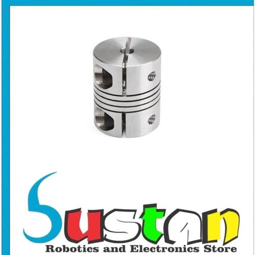 Jual FLEXIBLE SHAFT 10X10 MM COUPLING CNC MOTOR COUPLER 10MM X 10 MM ...