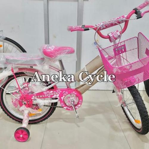 Jual Sepeda Anak Roda Empat Cewek Perempuan Mini Family Girl Power 18 ...