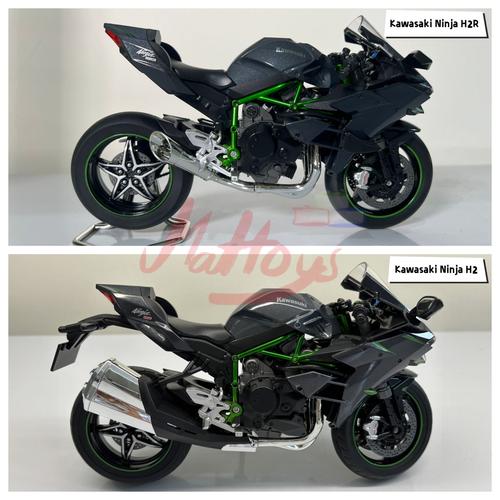 Jual Diecast Huayi Kawasaki H2R/ H2 1:9 koleksi mainan hadiah anak ...