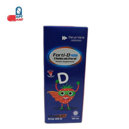 Jual Forti D 400 Health Supplement Syrup 100 ml for kids - Jakarta ...