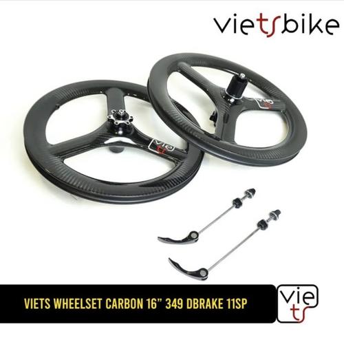 Jual Wheelset viets 16 349 carbon 3 spoke discbrake - Jakarta Barat ...