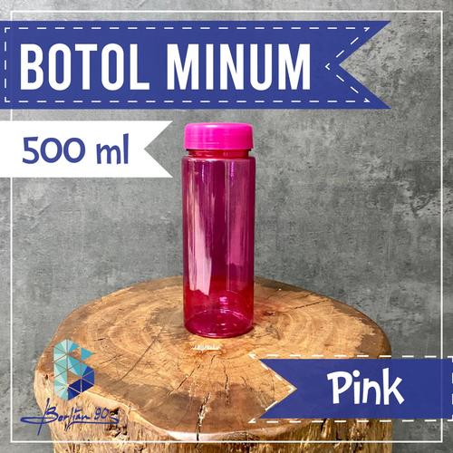 Jual Botol minum plastik 500ml murah / Thumbler Plastik 500 ml Polos ...