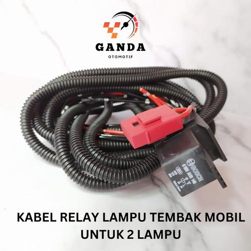 Jual Kabel Relay Set Lampu Foglamp Lampu Tembak Mobil 2 Lampu + Relay ...