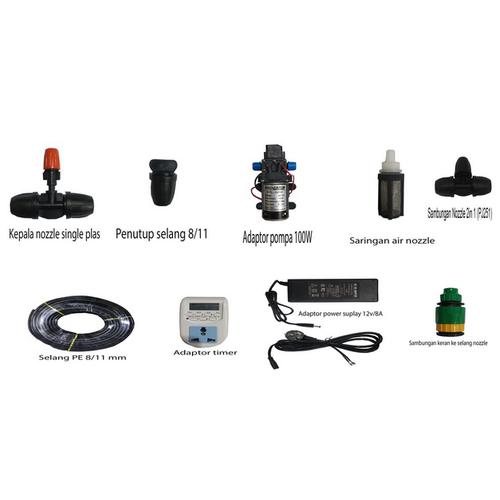 Promo Set Sistem Penyiraman Kebun Otomatis Dengan Nozzel Sprayer 100W ...