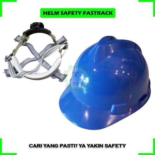 Jual Helm Proyek Safety Helmet SNI Inner dan Fastrack Warna Biru Merk AAA - Inner - Kab. Malang ...