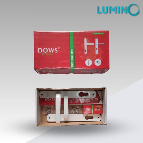 Jual Handle Aluminium Set Pintu Dows Green LHP 28 Plat Lurus - Putih ...