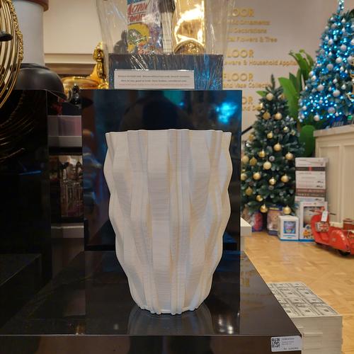Jual Vas Bunga Modern Minimalis / White Webbing Fiber Vase EB Home 2396 ...