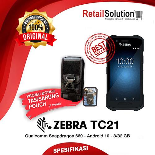 Promo Barcode Scanner PDT Android Zebra TC21 / TC-21 /TC 21 - Kota ...