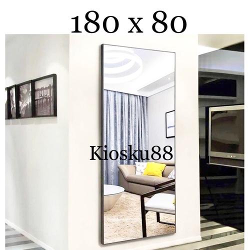 Jual Cermin Dinding Frameless Wall Mirror Minimalist - Putih Cream, 62 ...