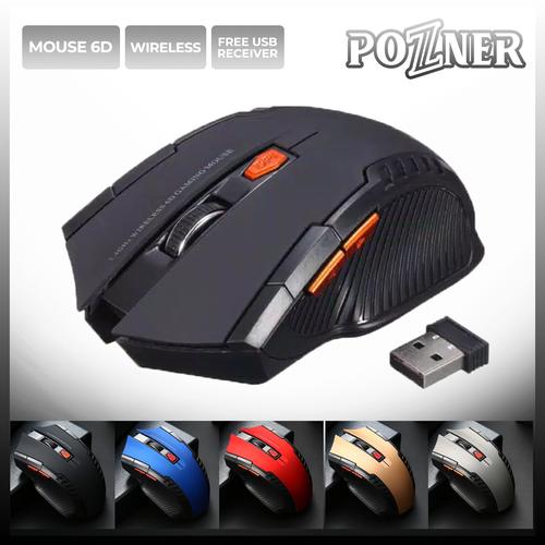 Jual Mouse Wireless GAMING MOUSE 6D USB 2.4GHz Optical Mouse - Hitam ...