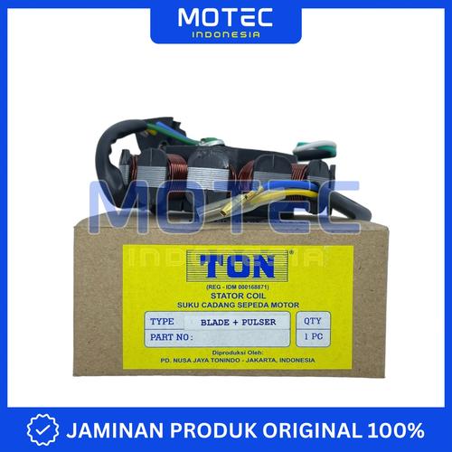 Jual Spull spul stator assy honda blade 110 karbu komplit merk ton ...