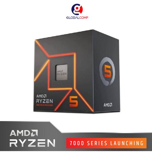 Jual AMD Ryzen 5 7600 6 Core 12 Thread 5.1GHz AM5 Processor - R5 7600 ...