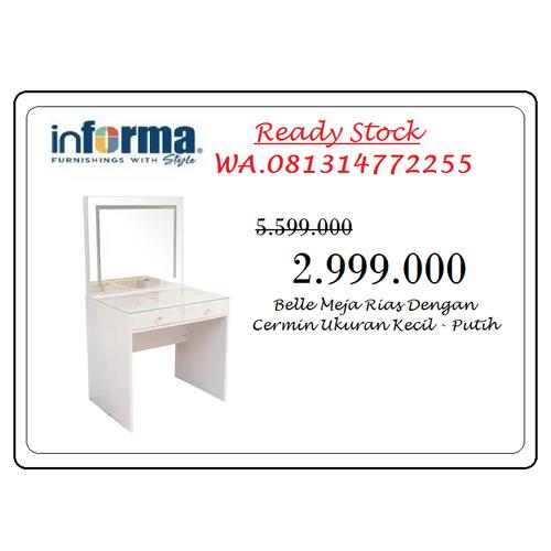 Jual Informa Belle Meja Rias Dengan Cermin Ukuran Kecil - Putih ...