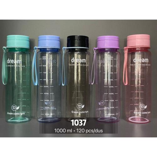 Promo Botol Air Minum My Dream 1 Liter / Botol Air Minum Warna Warni 1 ...