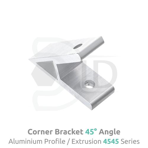 Jual Aluminium Profile 4545 Corner Bracket Angle Connection 45 Degree ...