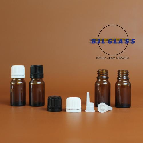 Jual Botol Kaca Amber coklat 10ml Botol Essential Oil 10ml Tutup Filler - Hitam - Kab. Bogor ...