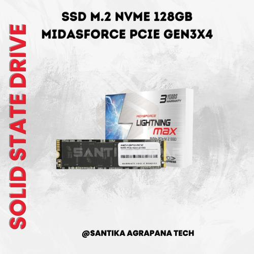 Jual SSD M.2 NVMe 128GB Midasforce Pcie Gen4 Lightning Max - Nvme 128 ...