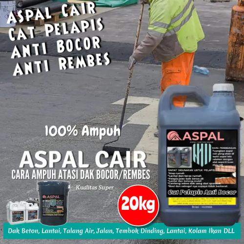 Jual Aspal Emulsi 1kg Cat Anti Bocor Pelapis Dak Genteng Lantai Talang ...