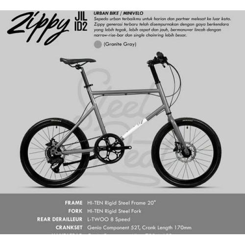 Jual Sepeda Minivelo Genio Zippy 20 inch Mini Velo by United - Jakarta ...