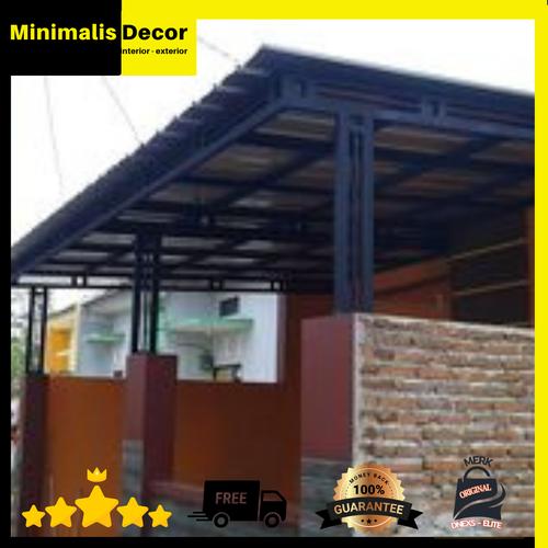Jual Kanopi baja ringan alderon single layer / canopy minimalis - Kab ...