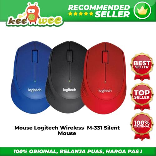 Jual Mouse Logitech Wireless M-331 Silent Mouse - Merah - Kota Malang ...