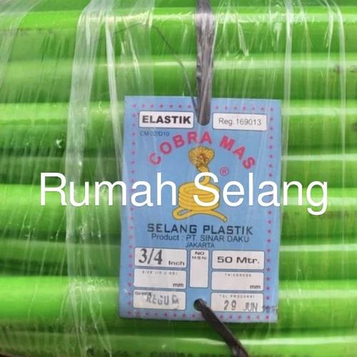 Jual Selang Elastis Cobra Mas 3/4 Inch Rollan / Selang Air 3/4 Inci ...
