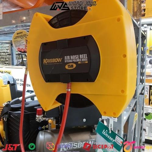 Jual AUTOMATIC AIR HOSE REEL HYBIRD POLY KRISBOW 15M ORIGINAL - Jakarta ...