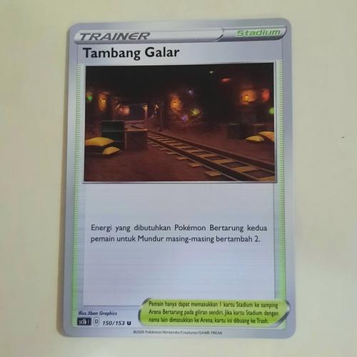 Jual Kartu Pokemon tcg Tambang Galar trainer stadium sc1b - Kota ...