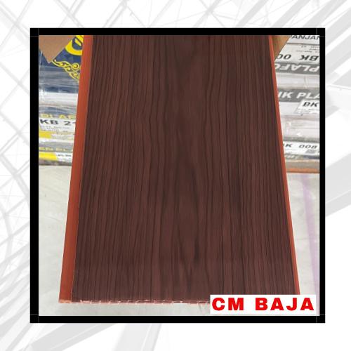 Jual Plafon PVC Kayu Coklat Tua Glossy - 2058 - Kota Tangerang Selatan ...