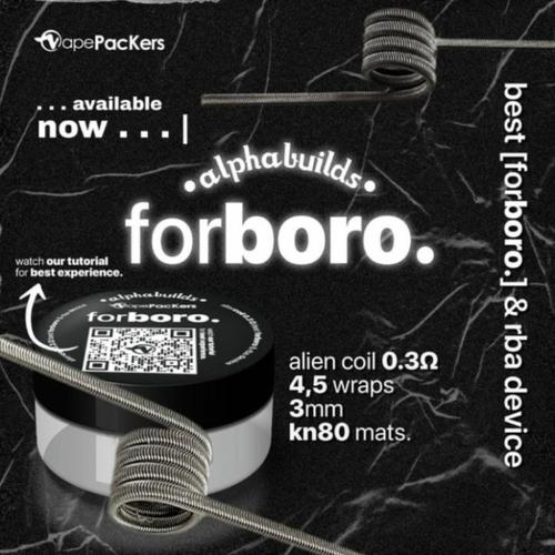 Jual Alphabuilds for Boro Single Alien Coil 0.36 Ohm / Single AIO ...