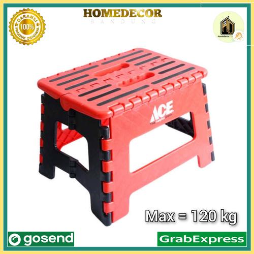 Jual Ace 22 Cm Bangku Pijak Lipat - Merah / FOLDING STEP STOOL ACE ...