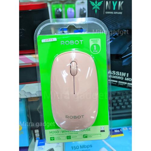 Jual ROBOT Mouse Wireless M260 / M 260 Ergonomis Mouse Optical USB ...