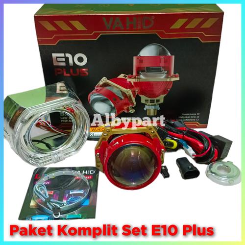 Jual Bi-LED E10 Vahid | Laser LED Projector Dual Core Pro Blue Lens Satuan - E10 Only - Kab ...