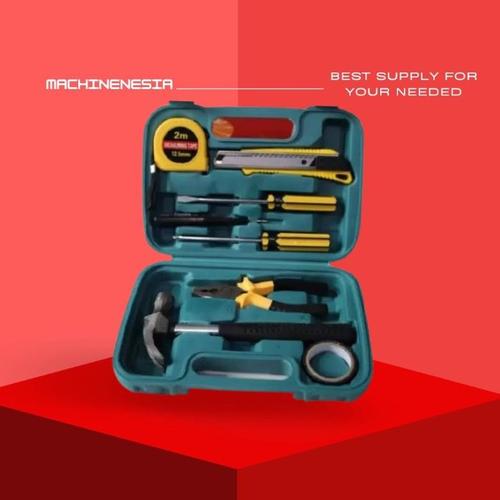 Jual TOOL SET OBENG PALU TANG JEPIT TESTPEN METERAN CUTTER / TOOL KIT ...