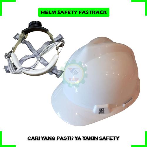 Jual Helm Proyek Safety Helmet SNI Inner dan Fastrack Warna Putih Merk ...