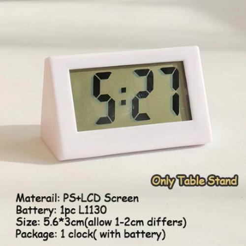 Jual Jam digital mini dashboard lcd jam meja mini/ digital desk clock ...
