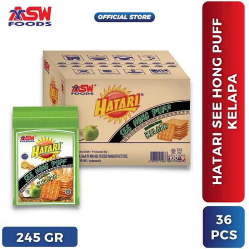 Jual Hatari See Hong Puff Kelapa KARTON 36 Pcs - Jakarta Timur ...
