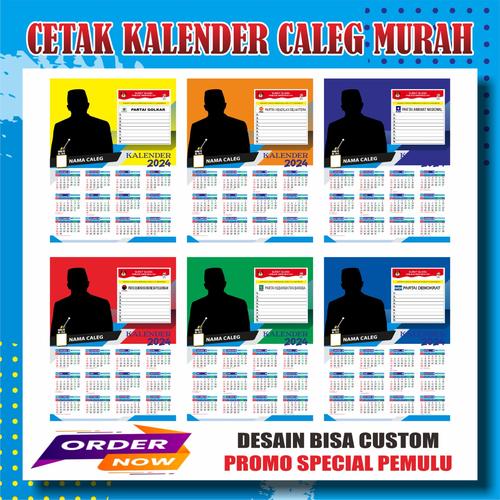 Jual PRINT KALENDER DINDING PARTAI | CUSTOM - UKURAN A3 - 2024 - 230 ...