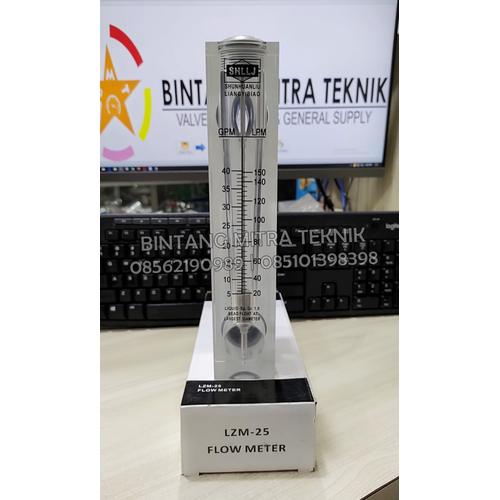 Jual ROTAMETER FLOWMETER WATER PANEL 10-120 LPM / 3-30 GPM DRAT 1 ...