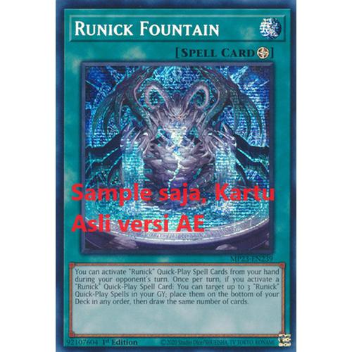 Jual Runick Fountain | Rarity | Yugioh AE CR01 AE152 - ULTRA RARE ...