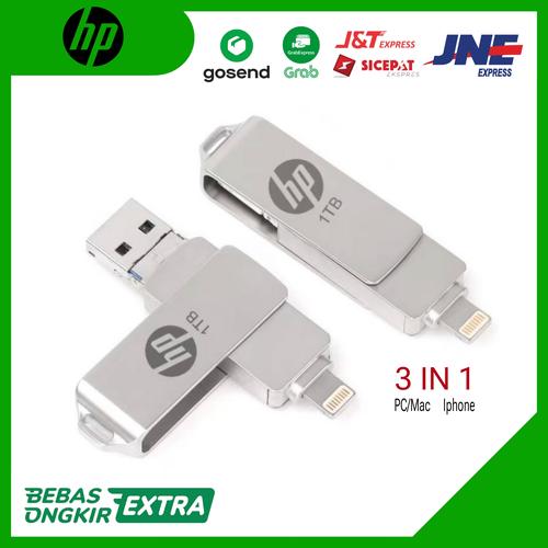 Jual Flashdisk Hp 1 2 TB 3 in 1 to Laptop iphone micro USB 3.0 high ...