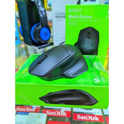 Jual ROBOT M350 / M 350 Mouse Wireless Silent Click Dual Mode ...