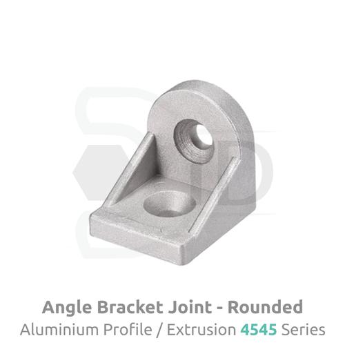 Jual 4545 Rounded Corner Bracket 90 Degree Angle Gusset Siku Aluminium ...