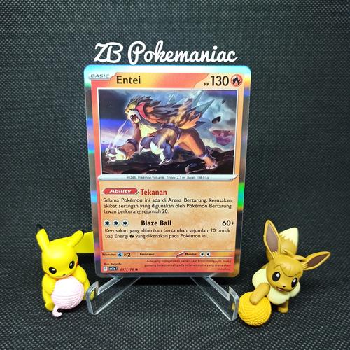 Jual Entei Kartu Pokemon Kilau Hitam Indonesia sv3s - Kota Surabaya ...