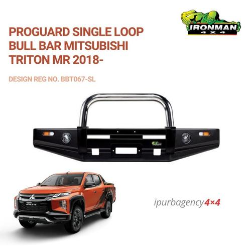 Jual IRONMAN 4X4 PROGUARD BULL BAR PROGUARD SINGLE LOOP TRITON 2022 ...