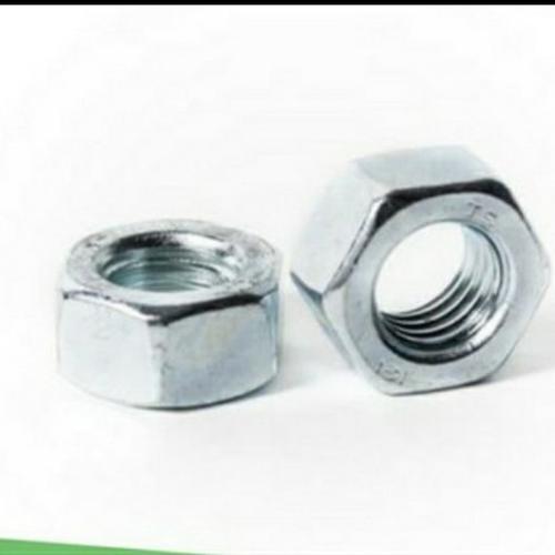 Jual mur putih / galvanis nut m1/4= m6 drat kasar putih kunci 10 - Kab ...