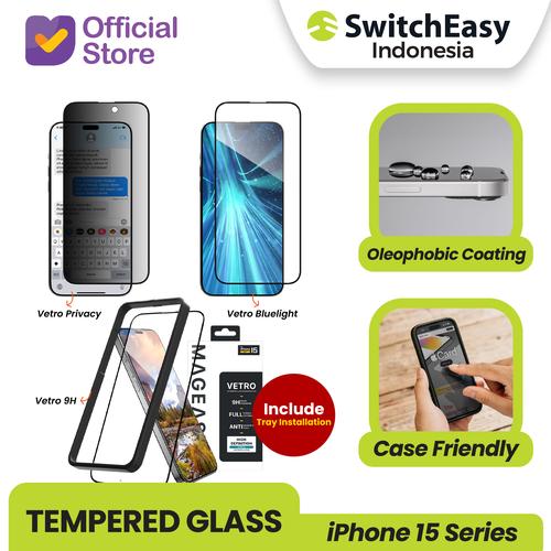 Jual Tempered Glass iPhone 15 Pro Max Plus MagEasy Anti Gores Screen ...