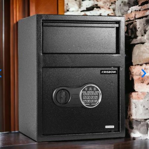 Jual Krisbow Brankas Besi Deposit Drawer Trap uang kasir 34.5x30x45.5 ...