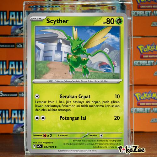 Jual Scyther sv3s 004/170 Kartu Pokemon TCG Indonesia Kilau Hitam - Kota Depok - Pokezee | Tokopedia